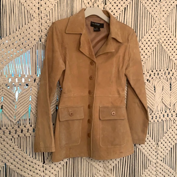 Outer Edge | Jackets & Coats | Vintage Suede Leather Jacket | Poshmark